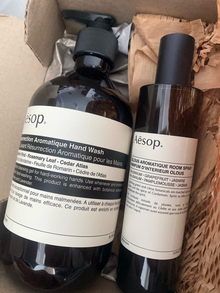 AESOP Handwash and room spray box set, 美容＆個人護理, 指甲美容＆其他 - Carousell