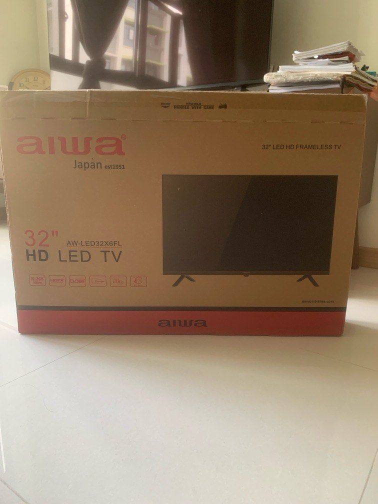 Aiwa 32’ empty tv box without tv, TV & Home Appliances, TV ...