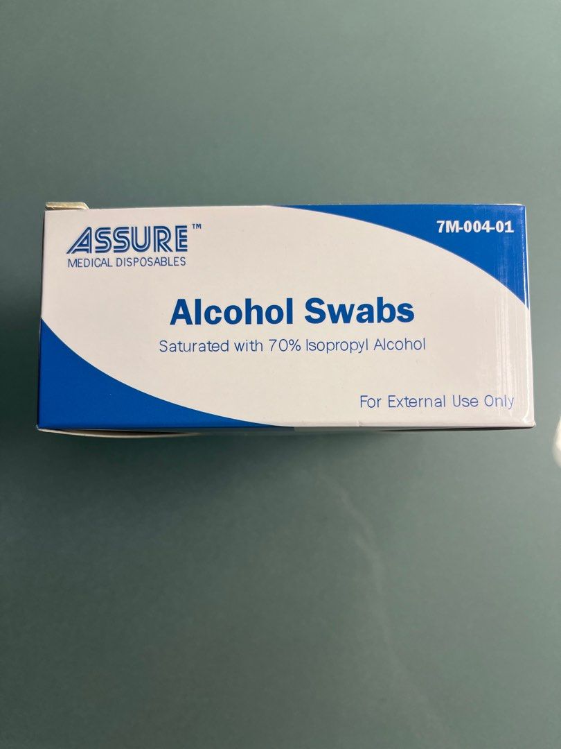 Alcohol swabs/wipes, Health & Nutrition, Medical Supplies & Tools on ...