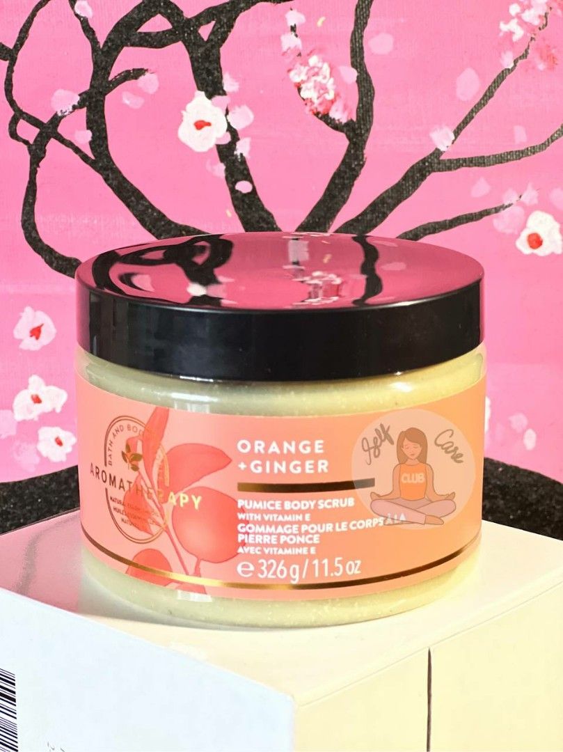 [Aromatherapy] Orange + Ginger Pumice Body Scrub with Vitamin E from ...