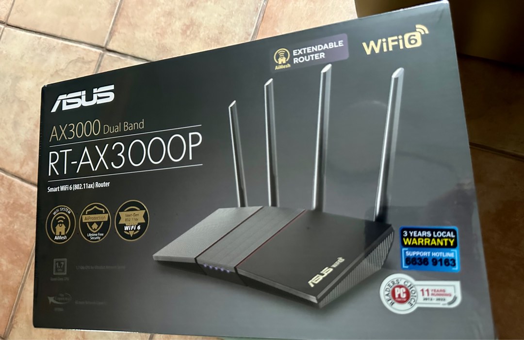 Asus RT-AX3000P, Computers & Tech, Parts & Accessories, Networking on Carousell