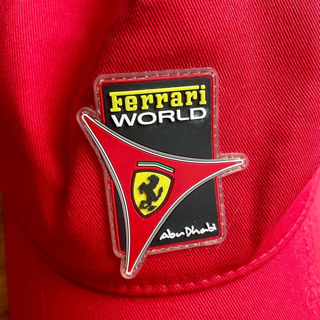 Authentic Ferrari World Abu Dhabi Formula 1 F1 Cap, Men's Fashion, Watches & Accessories, Caps ...