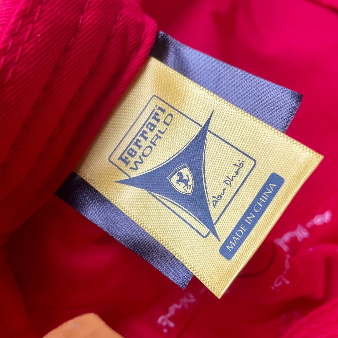 Authentic Ferrari World Abu Dhabi Formula 1 F1 Cap, Men's Fashion, Watches & Accessories, Caps ...