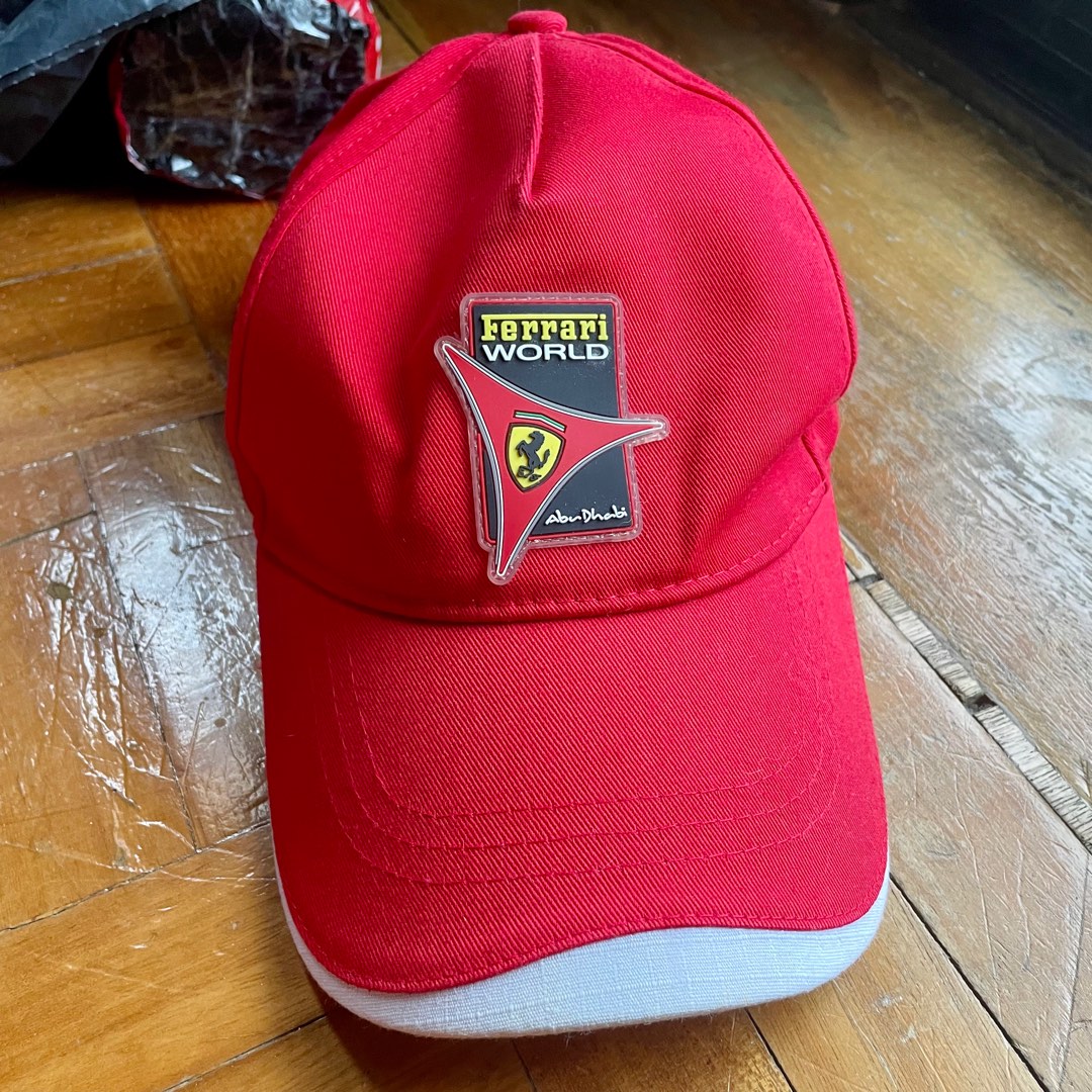 Authentic Ferrari World Abu Dhabi Formula 1 F1 Cap, Men's Fashion, Watches & Accessories, Caps ...