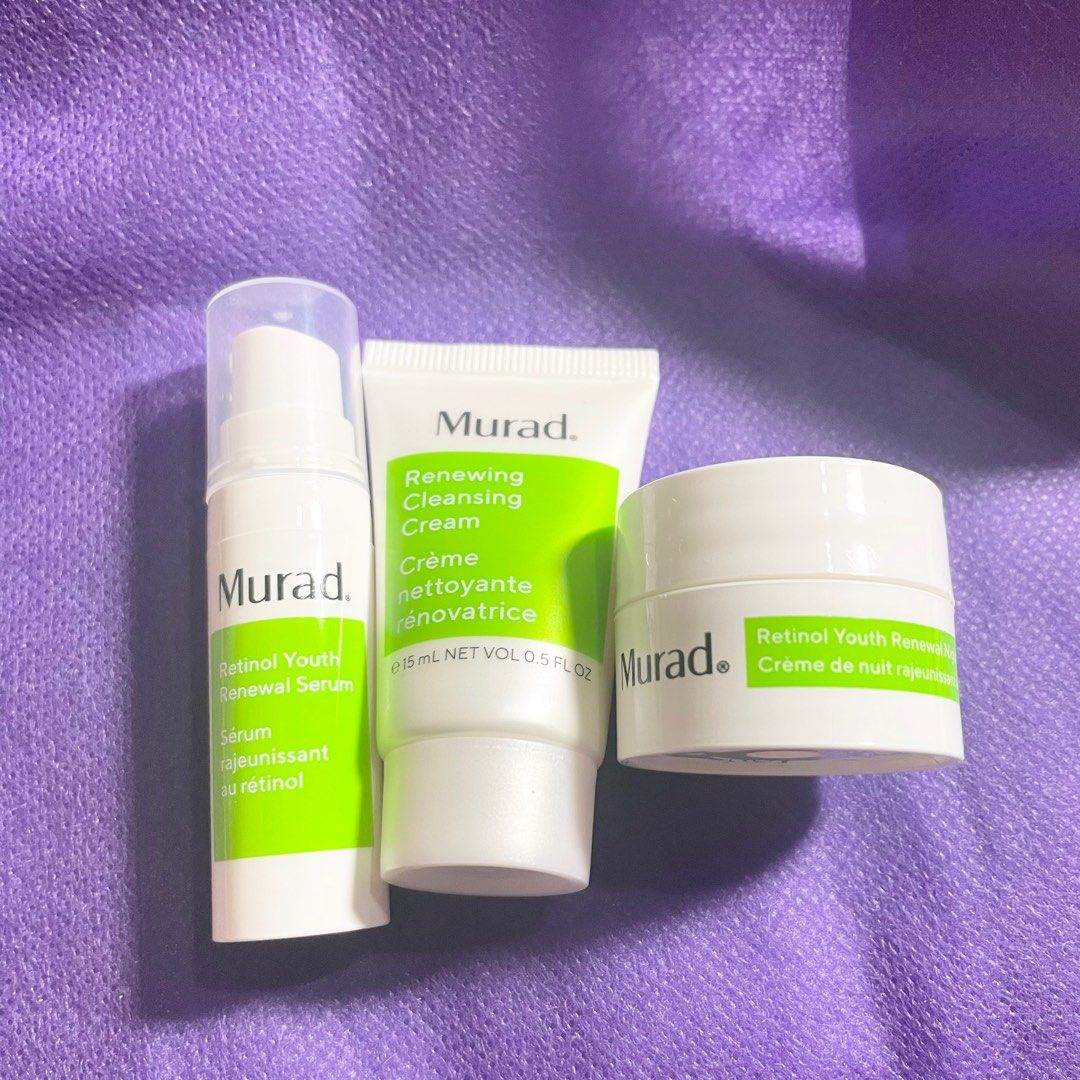 AUTHENTIC Murad SET renewing cleansing cream retinol youth renewal ...