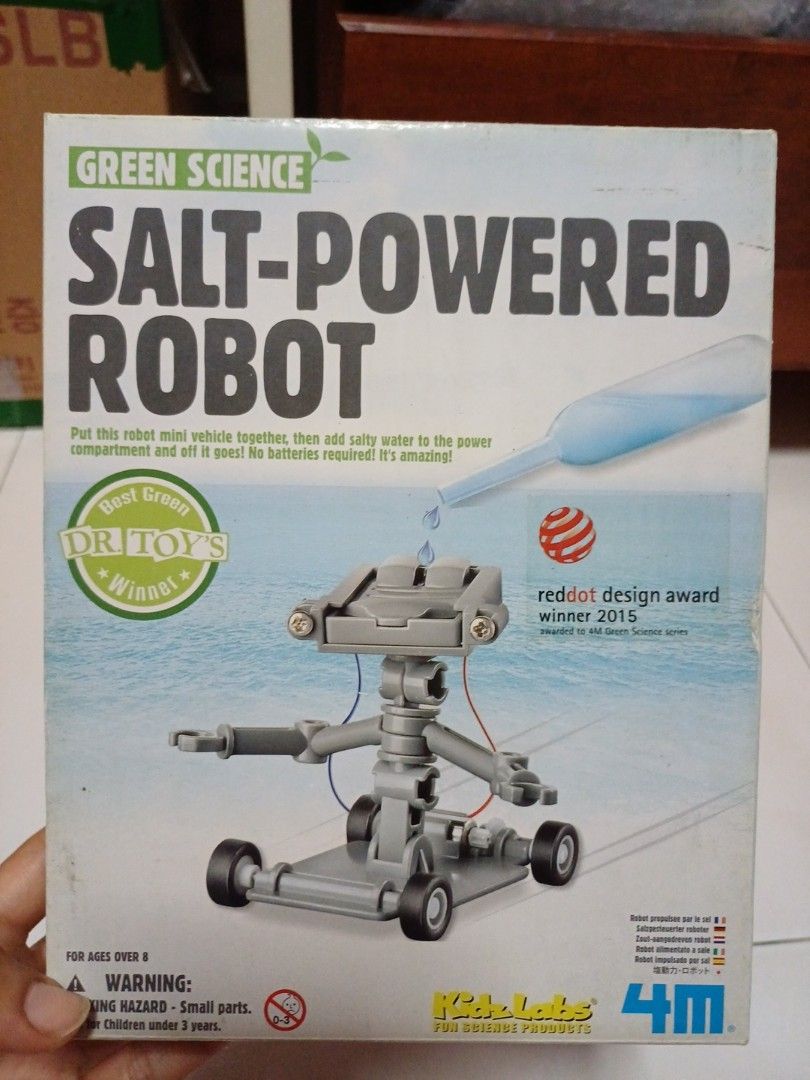 ROBOT?? YES! Award-winning Salt-powered Robot toy, build it yourself ...