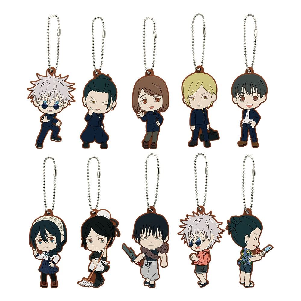 BANDAI JJK S2 Official Merchandise 8CM Rubber Mascot Keychain Strap ...