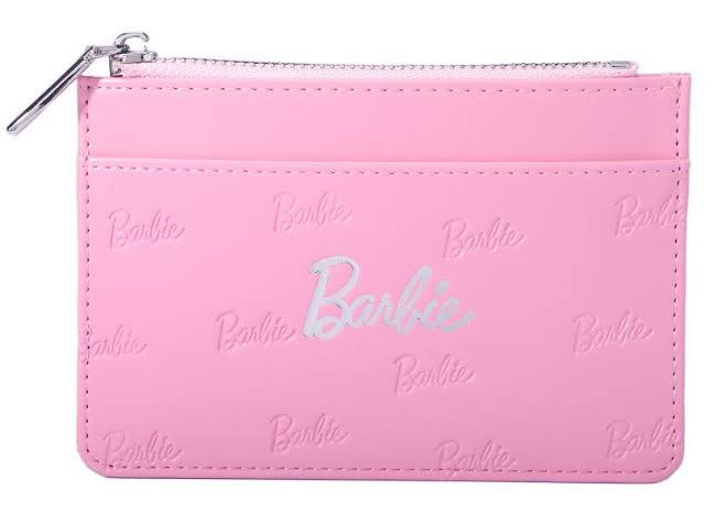 Barbie x Miniso Baby Pink Coin purse/Card holder/Short wallet, Women's ...