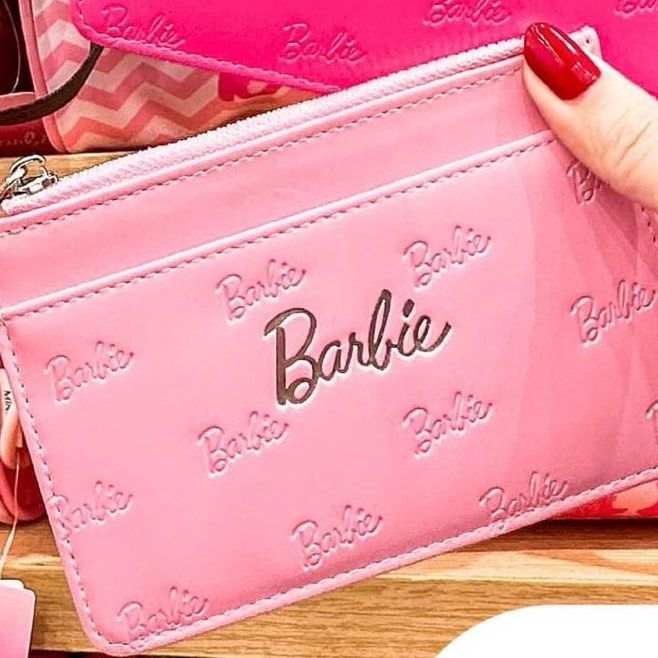 Barbie x Miniso Card Holder in Baby Pink, Women's Fashion, Bags ...