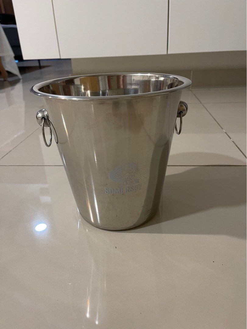 Beer bucket -Stainless steel, Furniture & Home Living, Kitchenware ...