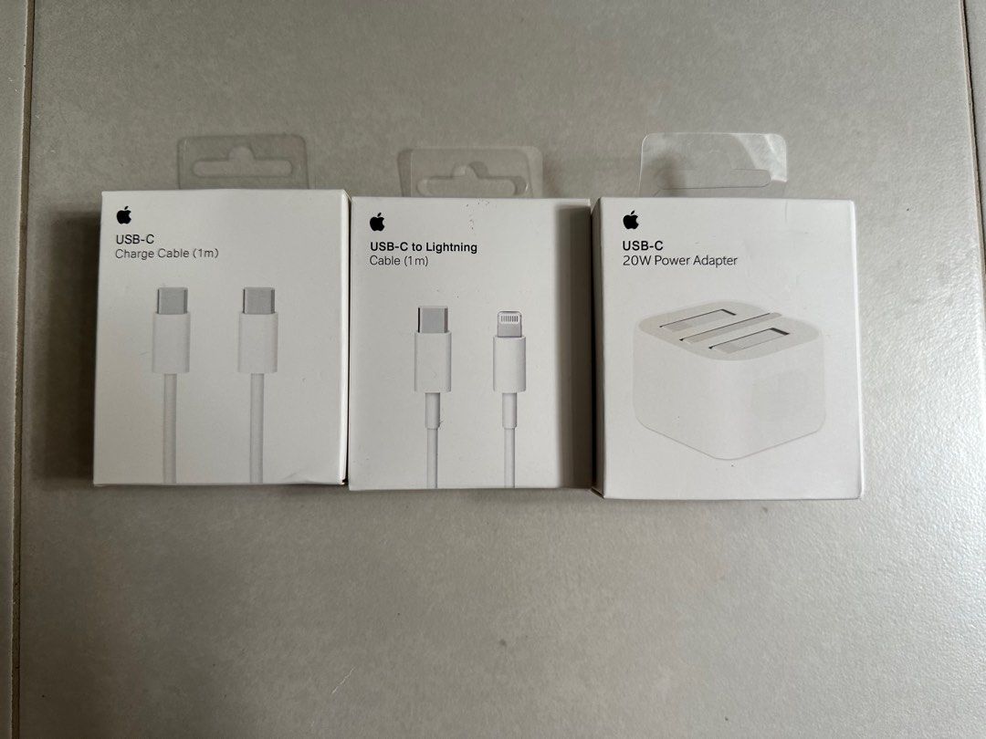 BN 20W USB-C Power Adapter, 1M USB-C to USB-C/lightning, Mobile Phones ...