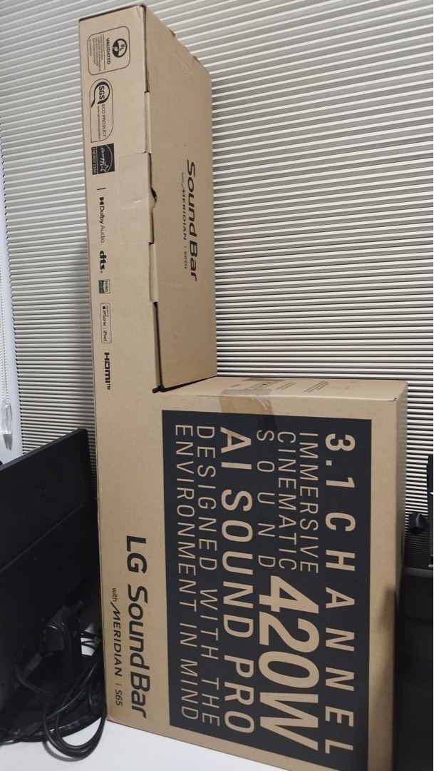 BNIB LG Sound Bar S65Q, Audio, Soundbars, Speakers & Amplifiers on ...