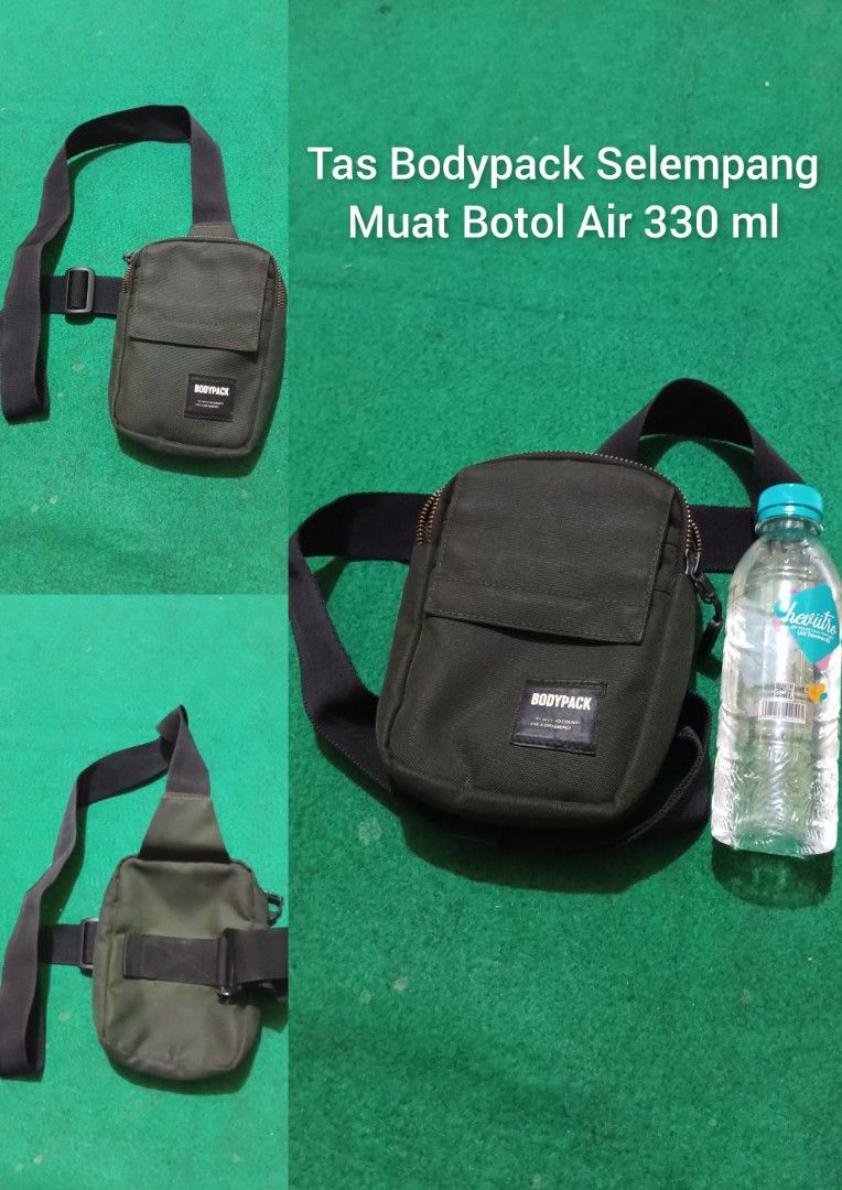 Bodypack Selempang Warna Olive, Fesyen Pria, Tas & Dompet , Tas ...
