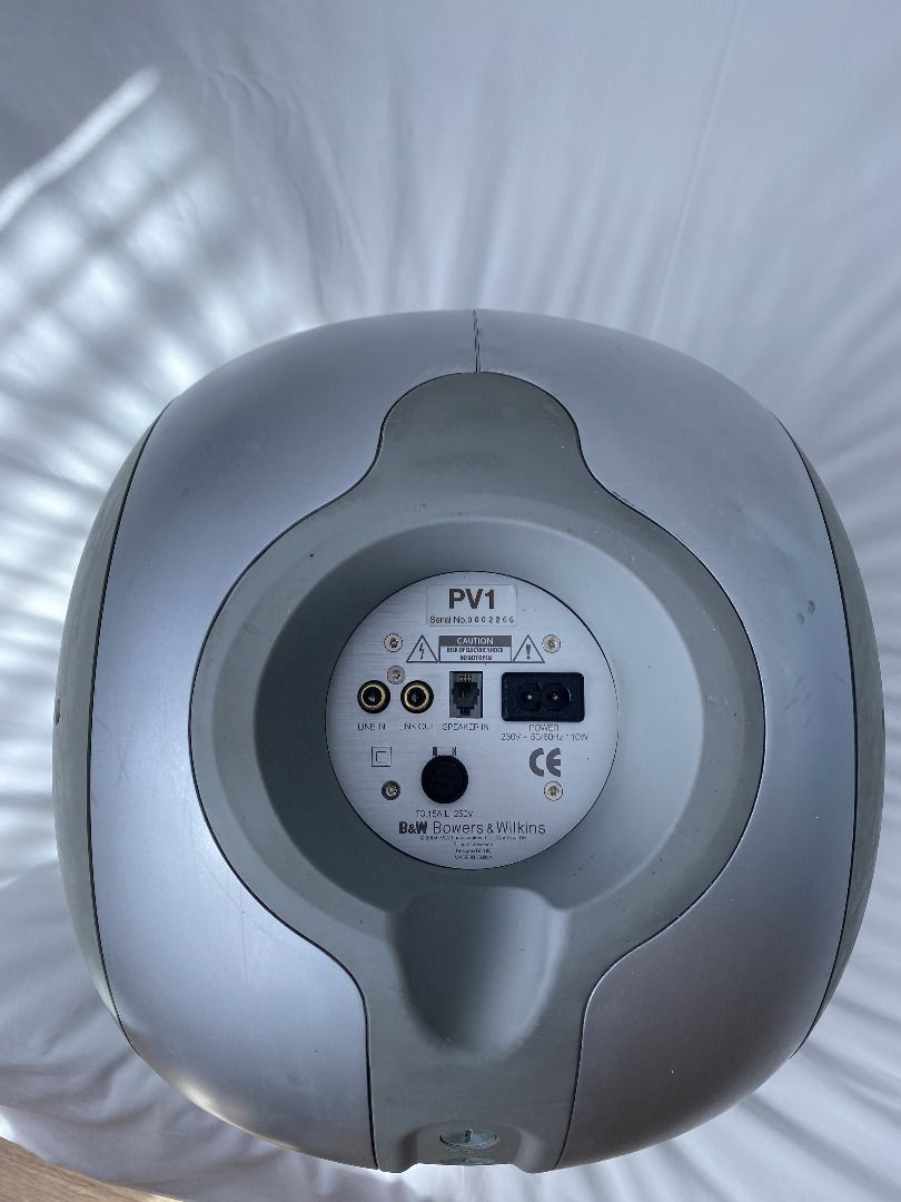 Bowers & Wilkins PV1 subwoofer, Audio, Soundbars, Speakers & Amplifiers on Carousell