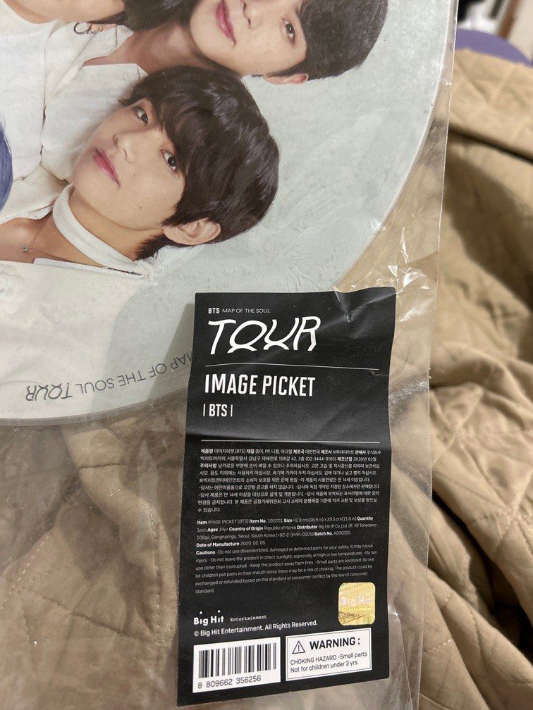 BTS MAP OF THE SOUL TOUR IMAGE PICKET (OFFICIAL), Hobbies & Toys ...