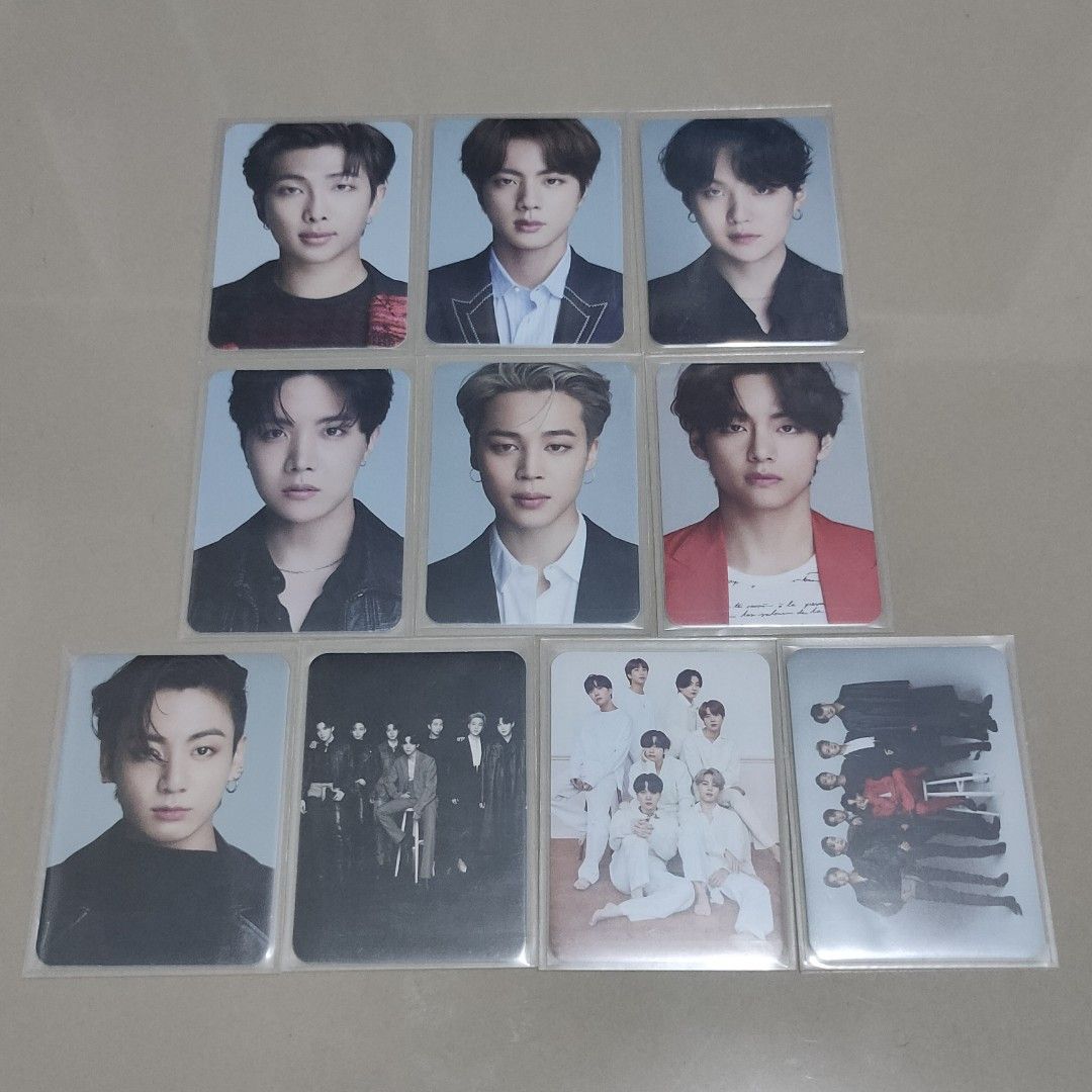 BTS OFFICIAL D'ICON 2020 GROUP PHOTOCARDS PC RM JIN SUGA JHOPE JIMIN V ...