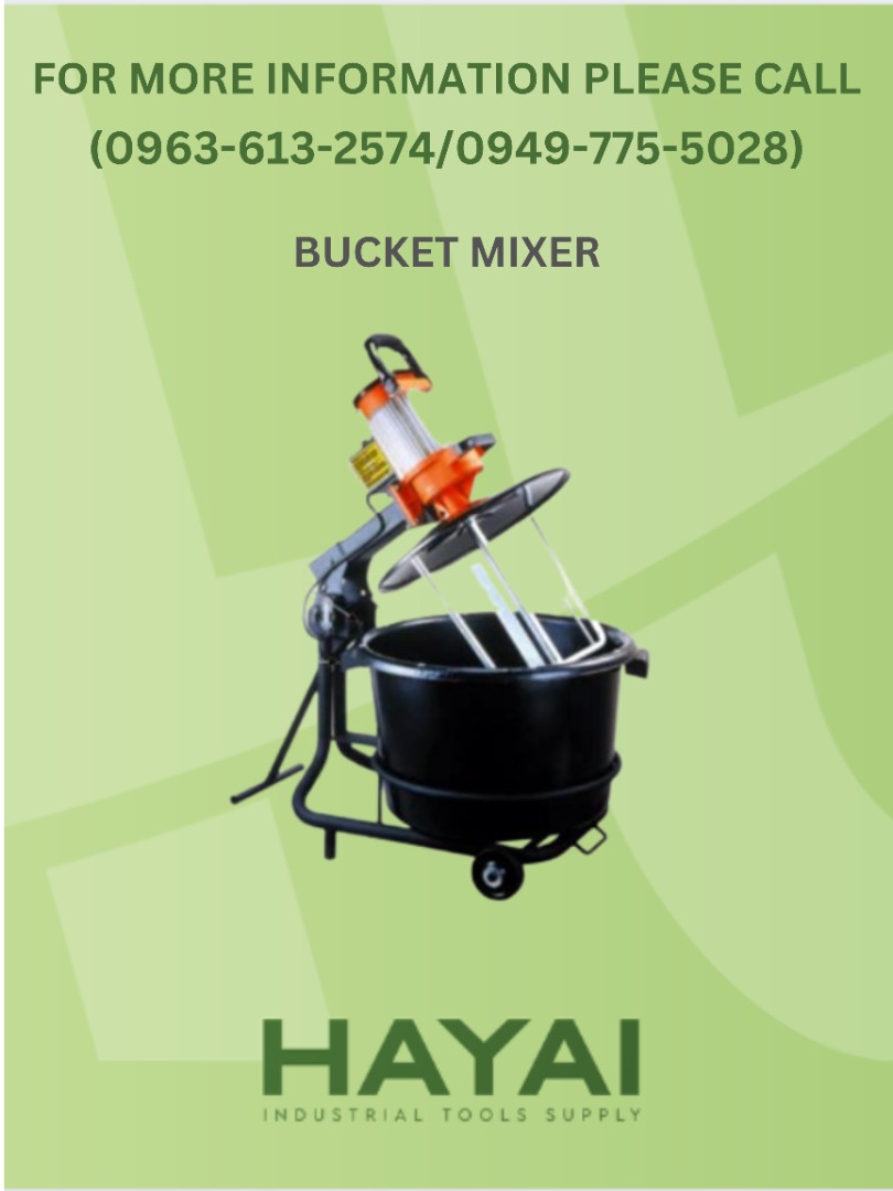 BUCKET MIXER, Commercial & Industrial, Construction Tools & Equipment ...
