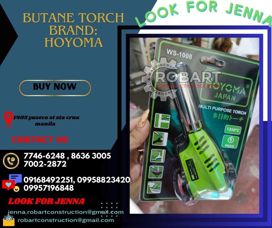 Butane Torch Brand: Hoyoma, Commercial & Industrial, Construction Tools ...