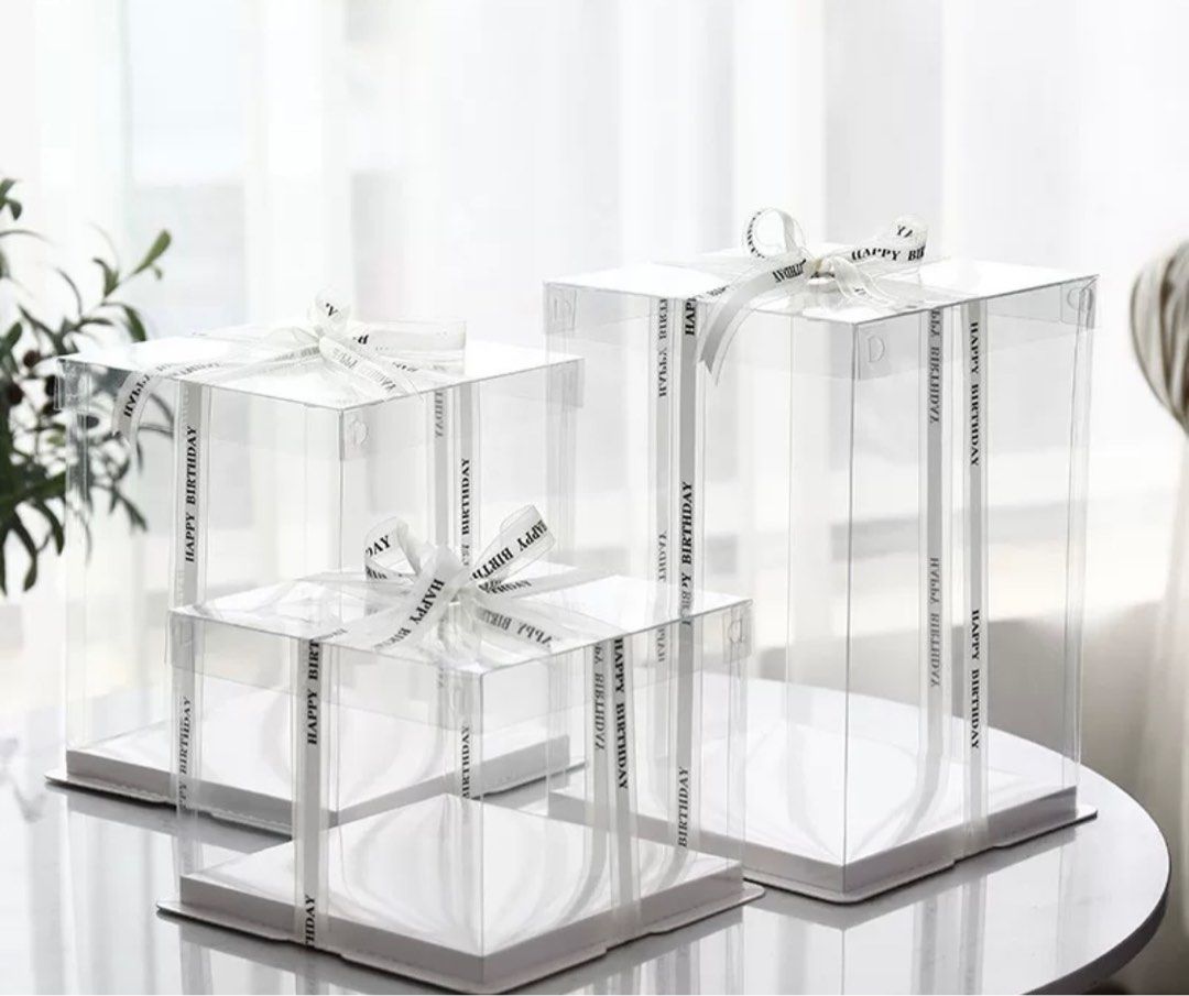 Cake display box (4sets) 32 * 32* 25, Furniture & Home Living ...