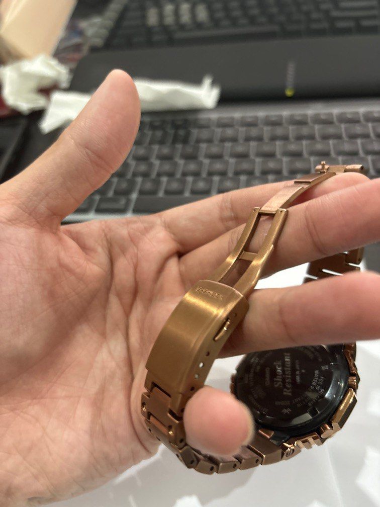 Casio oak gold Japan original Royal Oak Casio Gm B2100, Men's Fashion ...