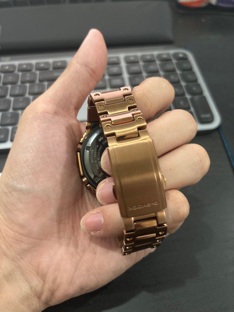 Casio oak gold Japan original Royal Oak Casio Gm B2100, Men's Fashion ...