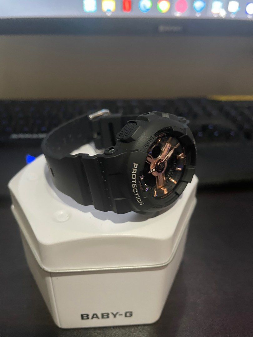Casio Watch Baby G Black 5338 Authentic Bought for 8k, Women's Fashion ...