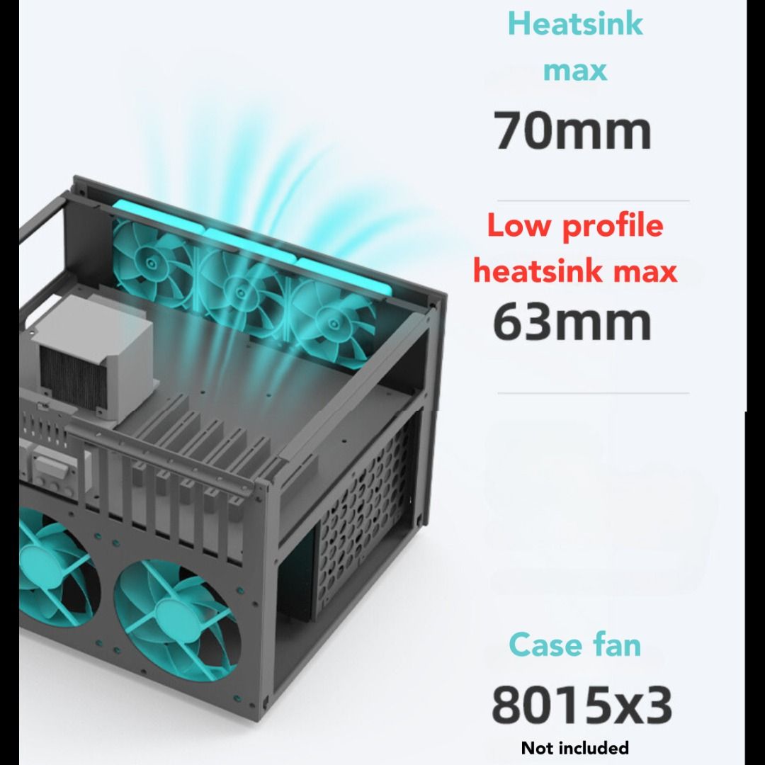 Centaurus 8 Bay NAS ATX PC Case, Computers & Tech, Parts & Accessories ...