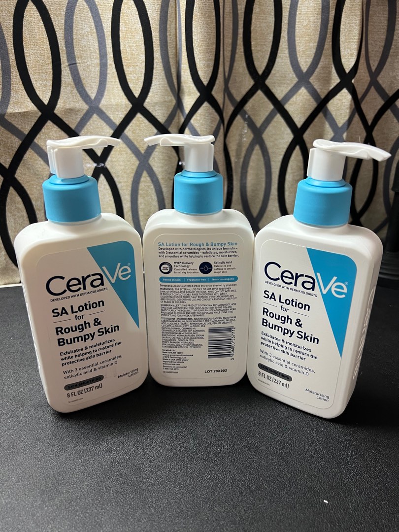 CeraVe SA Body Lotion for Rough and Bumpy Skin 237ml, Beauty & Personal ...
