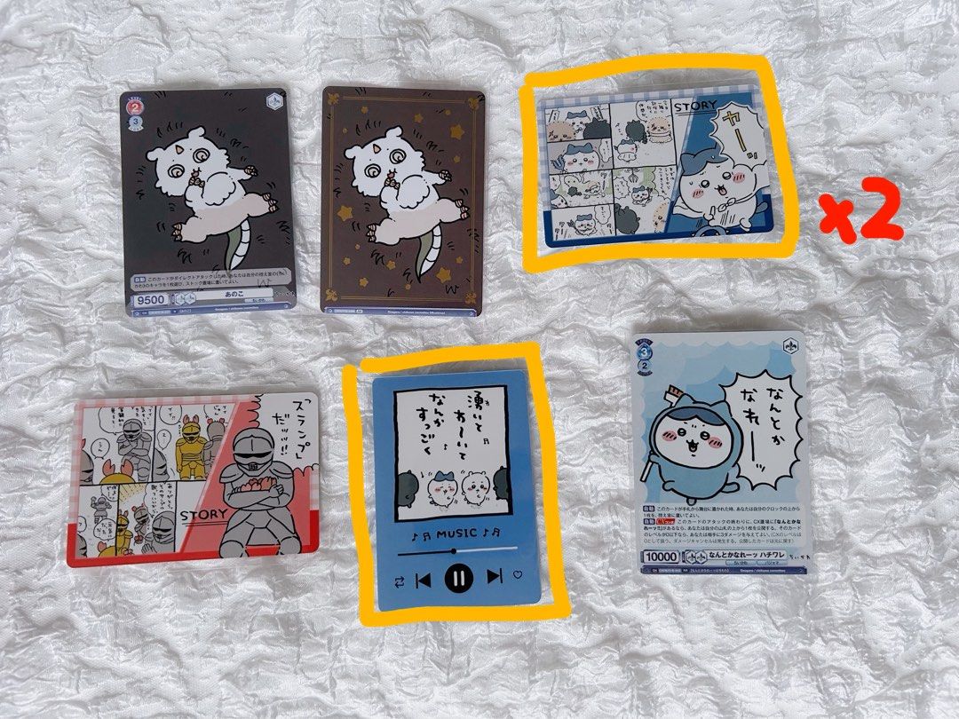 Chiikawa cards, Hobbies & Toys, Memorabilia & Collectibles, J-pop on ...