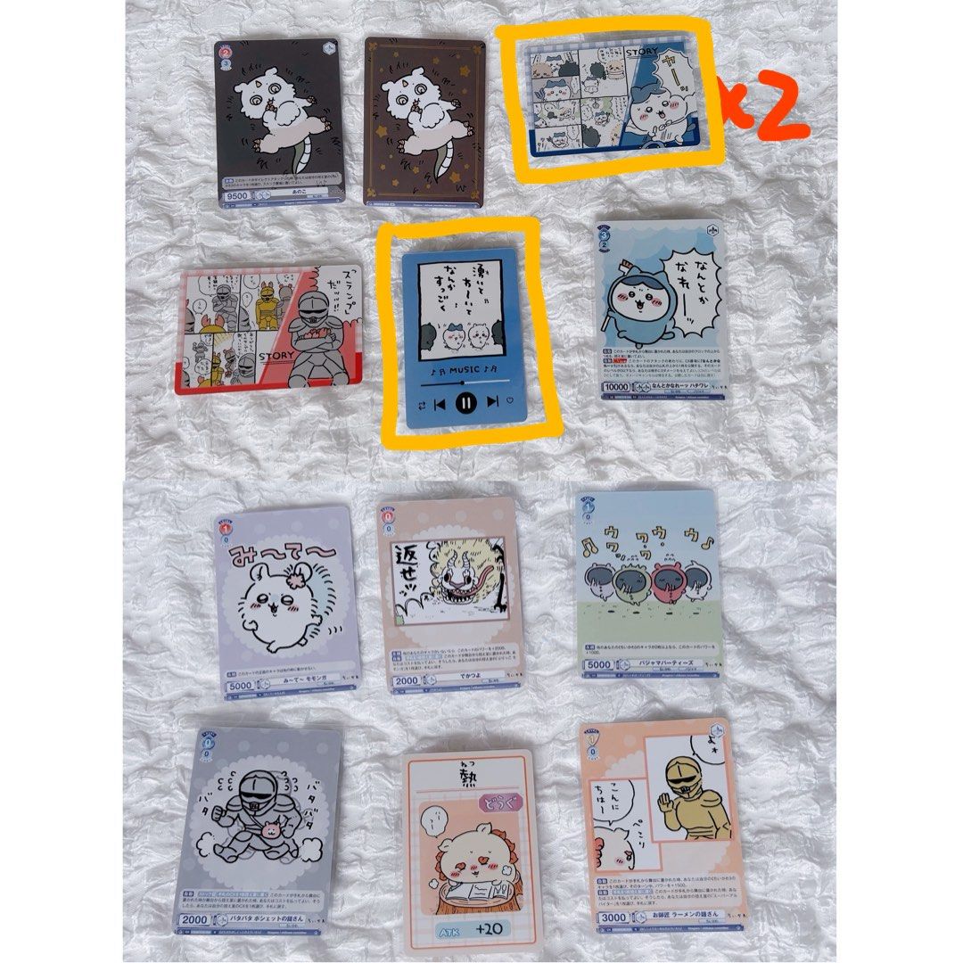 Chiikawa cards, Hobbies & Toys, Memorabilia & Collectibles, J-pop on ...