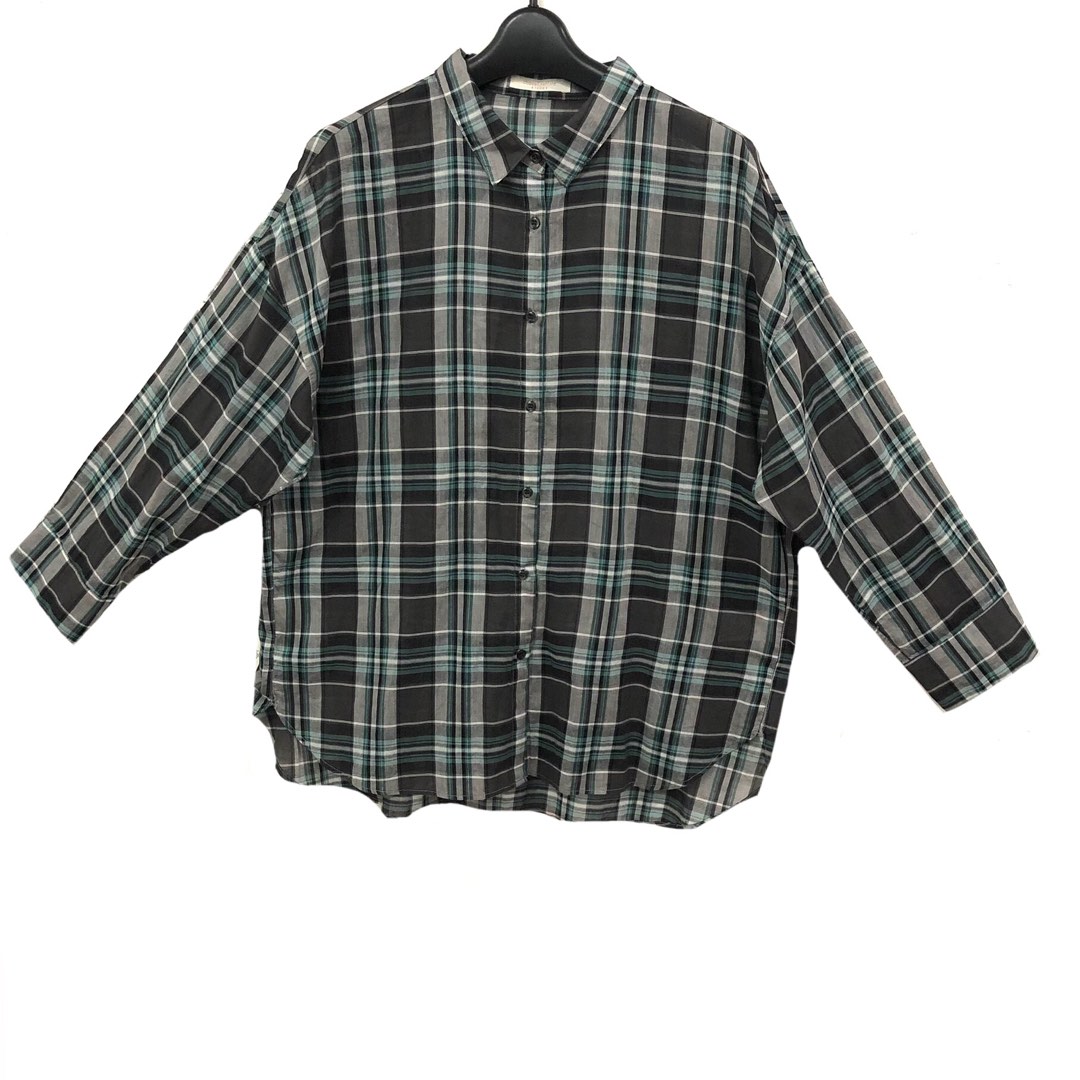 Chocol Raffine Japan Ultralight Plaid Tops, Women's Fashion, Tops ...