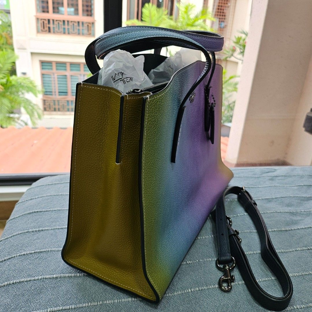 Coach Charlie Rainbow Tote, Luxury, Bags & Wallets on Carousell