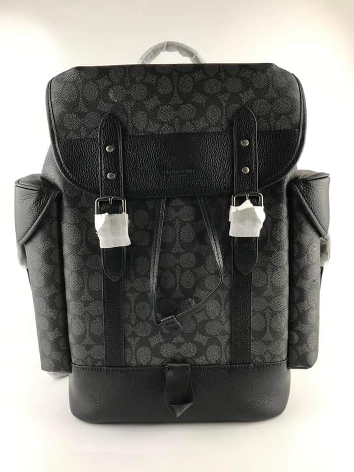 Coach Hudson Backpack In Colorblocked Signature Canvas, Men's Fashion ...