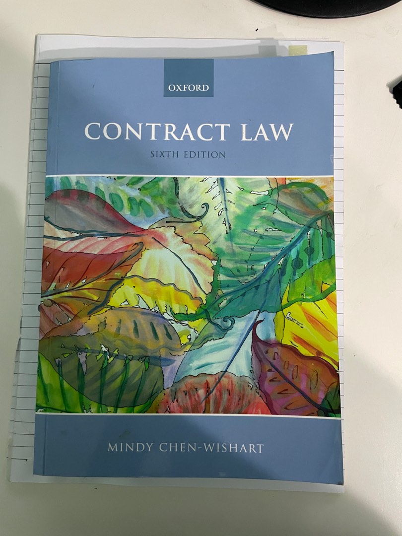 Contract Law Textbook 6th Ed by Mindy Chen, Hobbies & Toys, Books ...