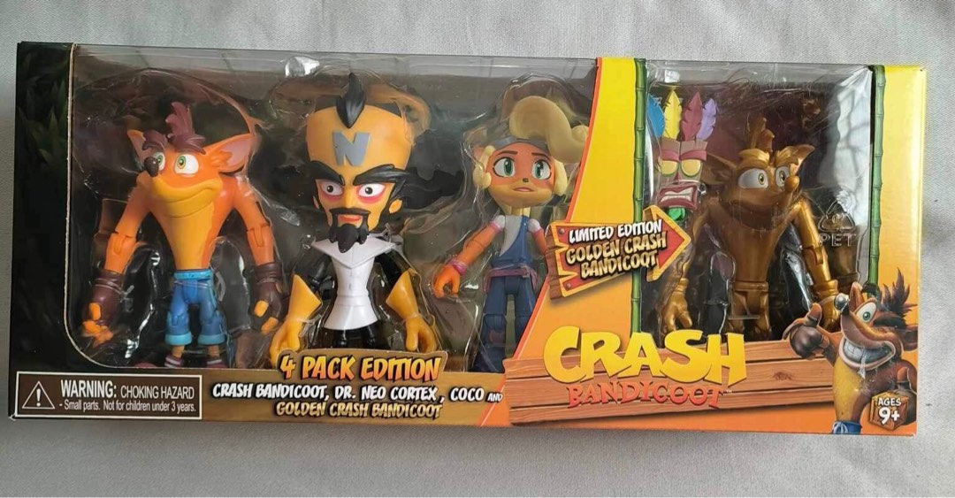 Crash Bandicoot 4 Pack Edition, Hobbies & Toys, Toys & Games on Carousell