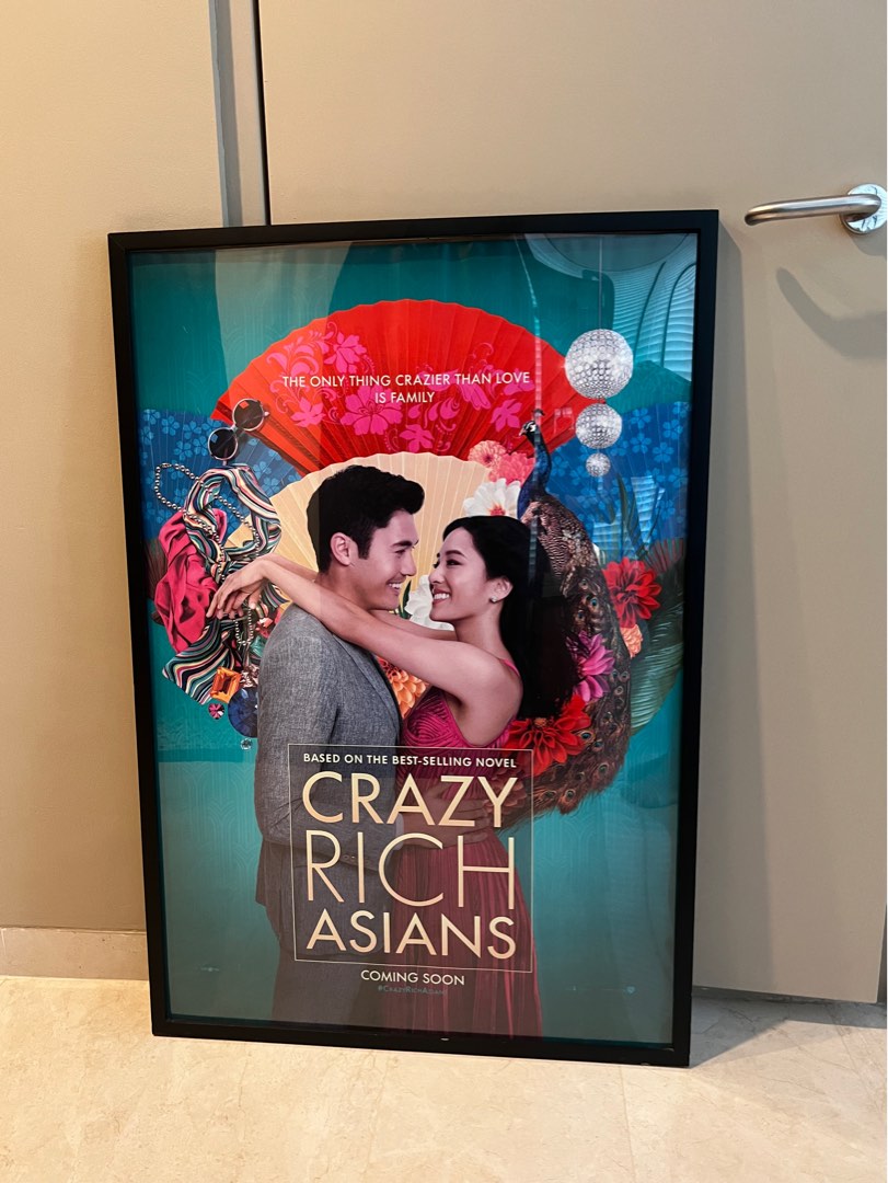 Crazy Rich Asian Original Movie Poster in Frame, Furniture & Home ...