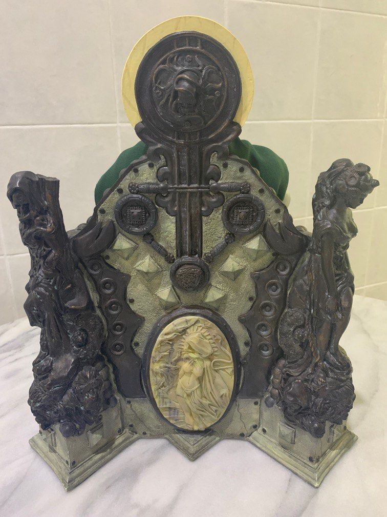 Custom Sideshow Doctor Doom on throne statue marvel bowen xm studios ...