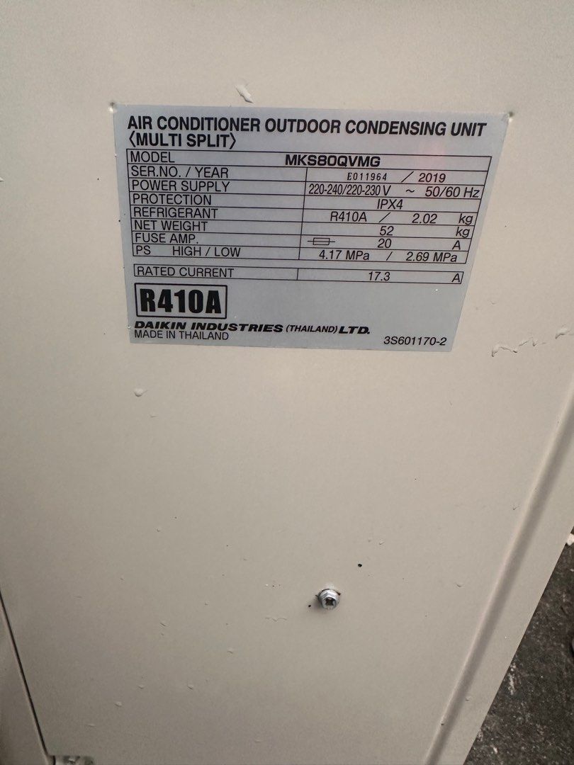 Daikin sys 4, Announcements on Carousell