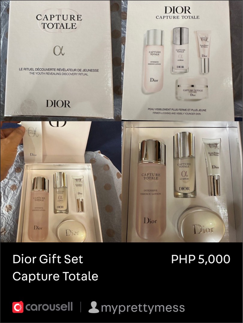 DIOR GIFT SET - Capture Total with freebie, Beauty & Personal Care ...