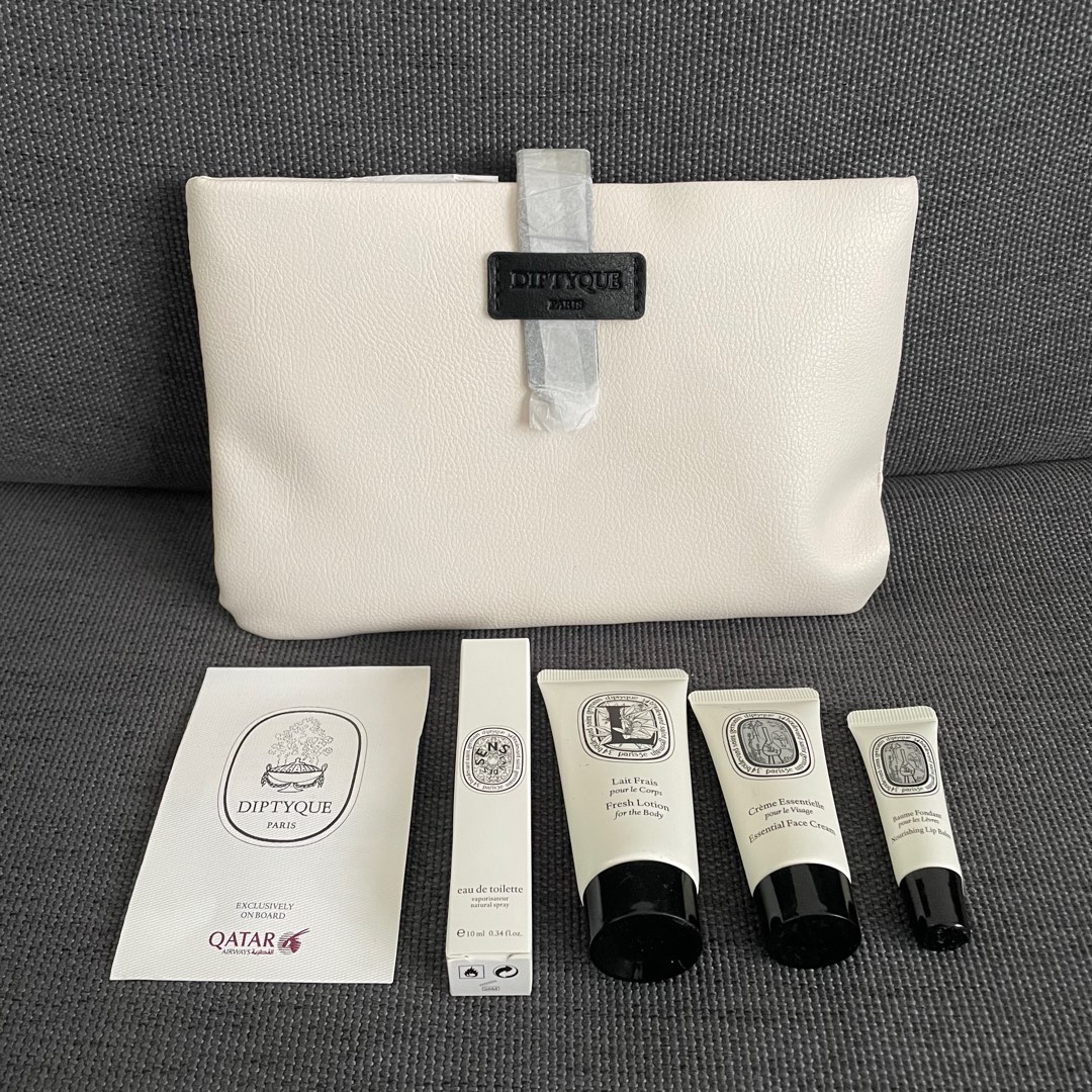 Diptyque Qatar Airways Business Class Amenity Kit, Beauty & Personal ...