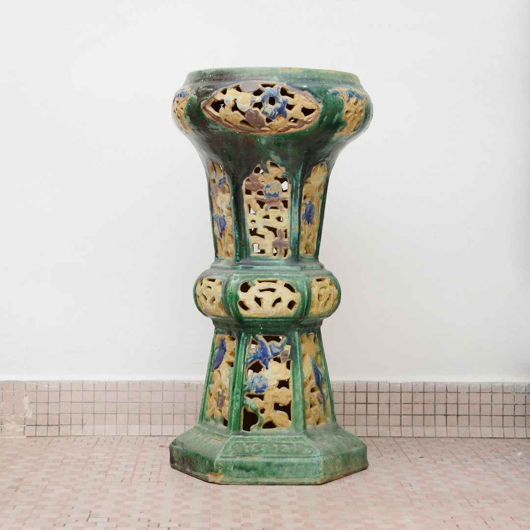 Early 20th Century Republic of China Shiwan Peranakan Nonya Bonsai ...