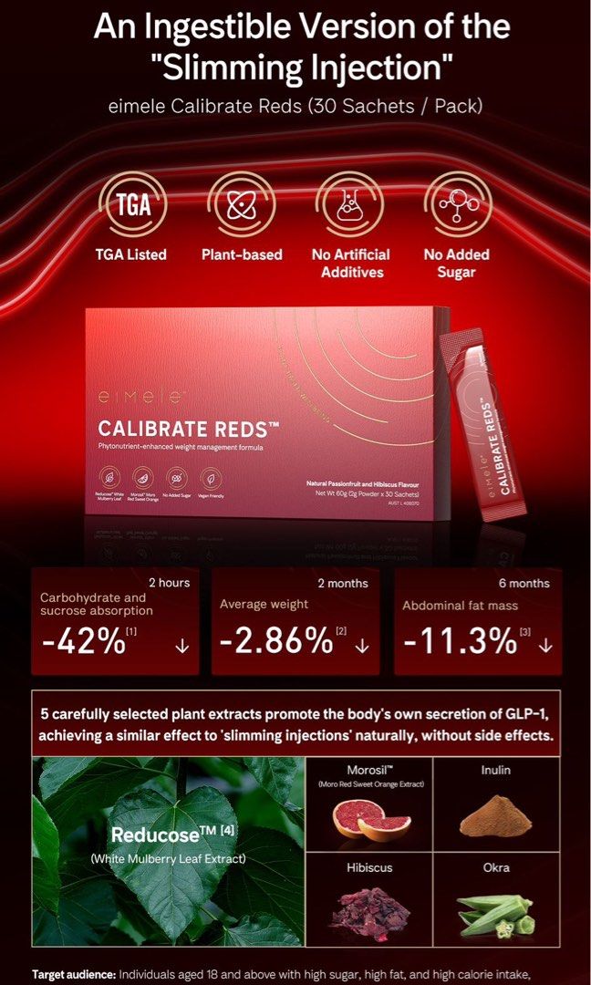 Eimele Calibrate Reds, Health & Nutrition, Health Supplements, Health ...