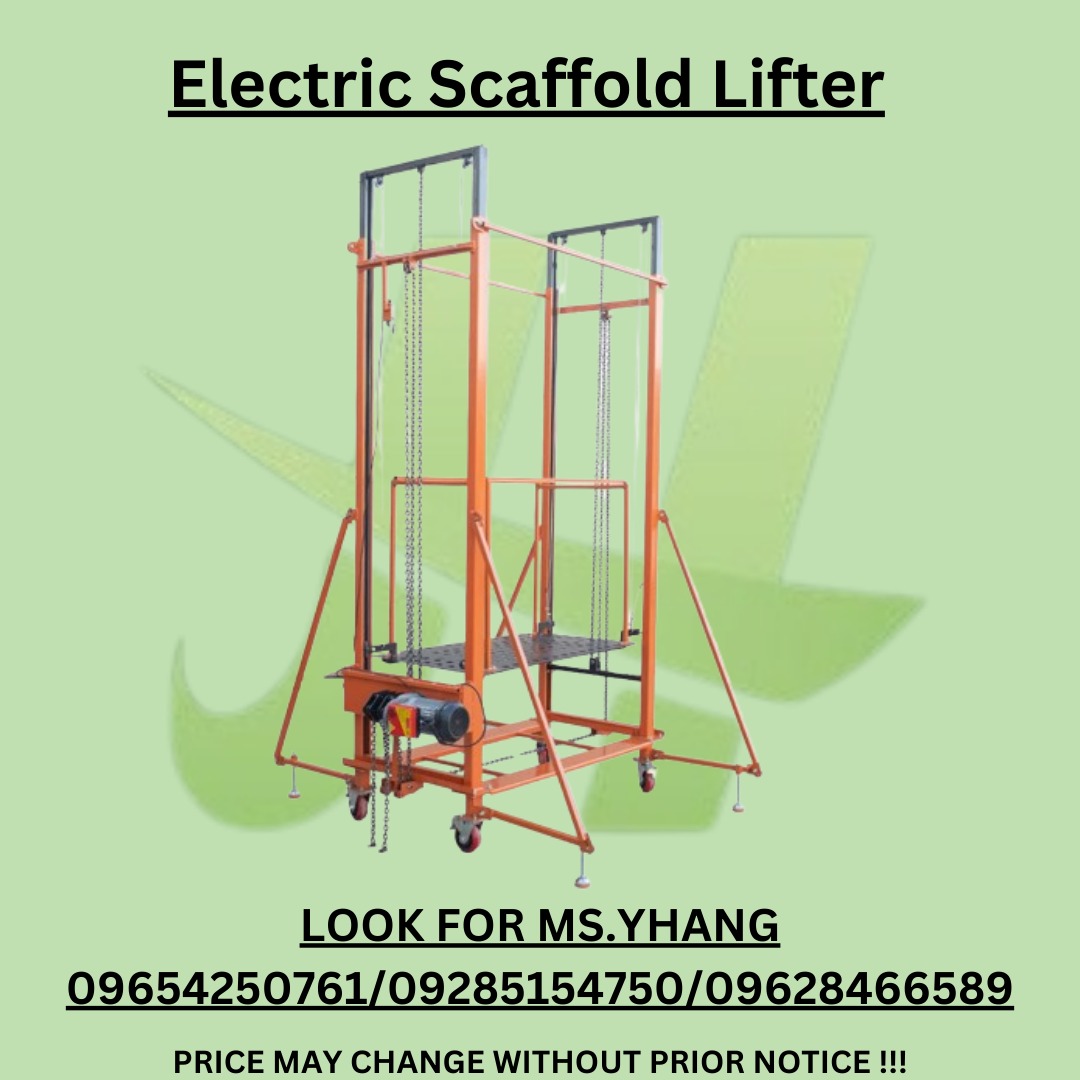 Electric scaffold lifter, Commercial & Industrial, Construction Tools ...