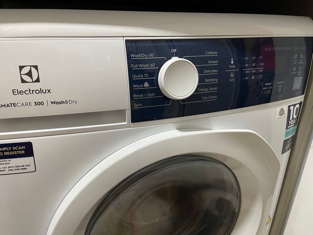 Electrolux Ultimate Care 300 wash & dry, TV & Home Appliances, Washing ...
