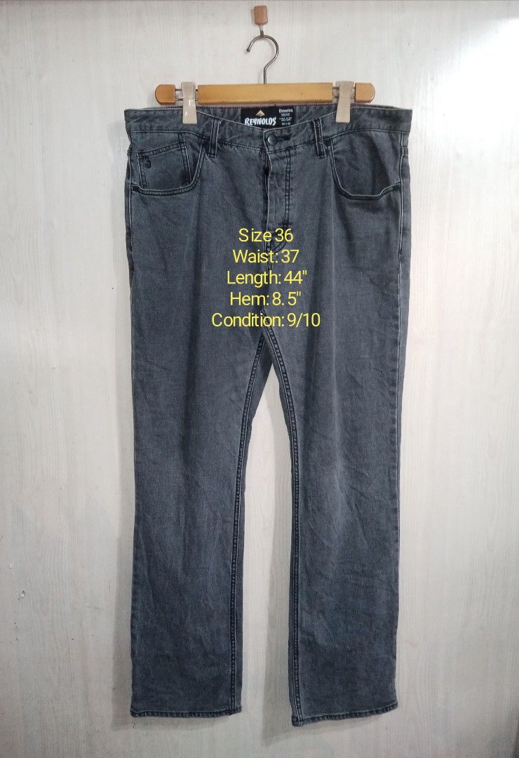 Emerica Reynolds slim straight denim, Men's Fashion, Bottoms, Jeans on ...