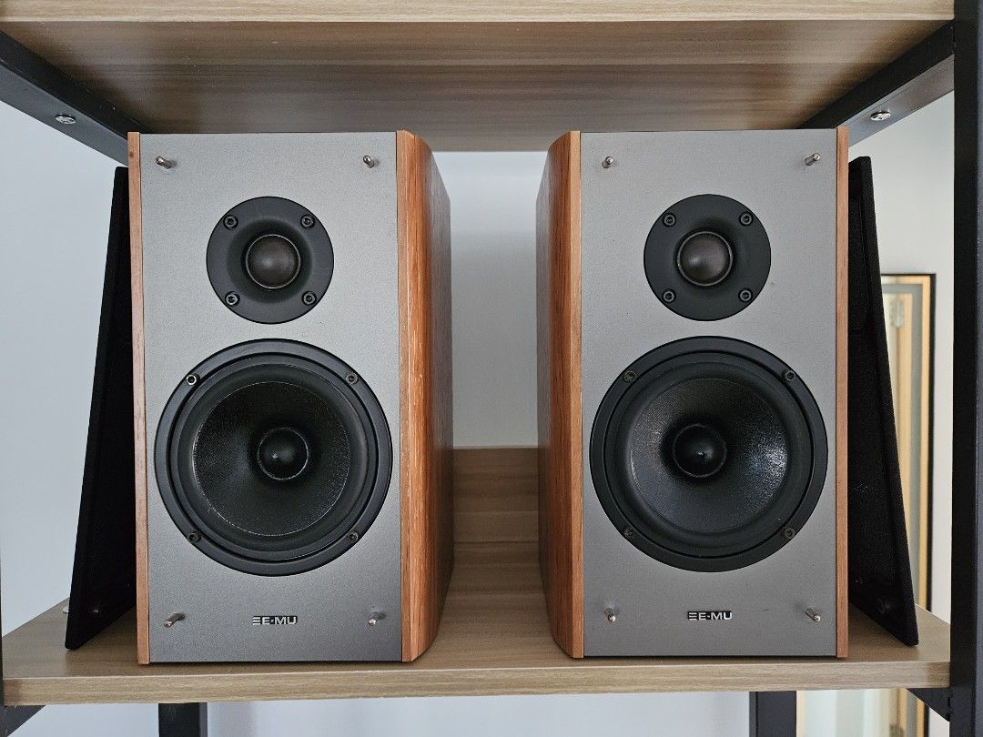 E-MU XM7 Creative Brand Passive Bookself speakers 6Ohms/60w, Audio ...