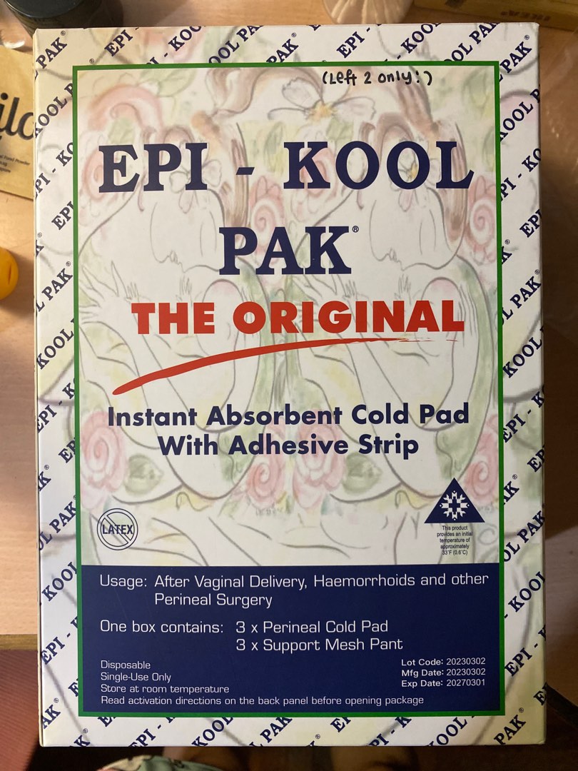 Epikool perineal cold pad, Babies & Kids, Maternity Care on Carousell