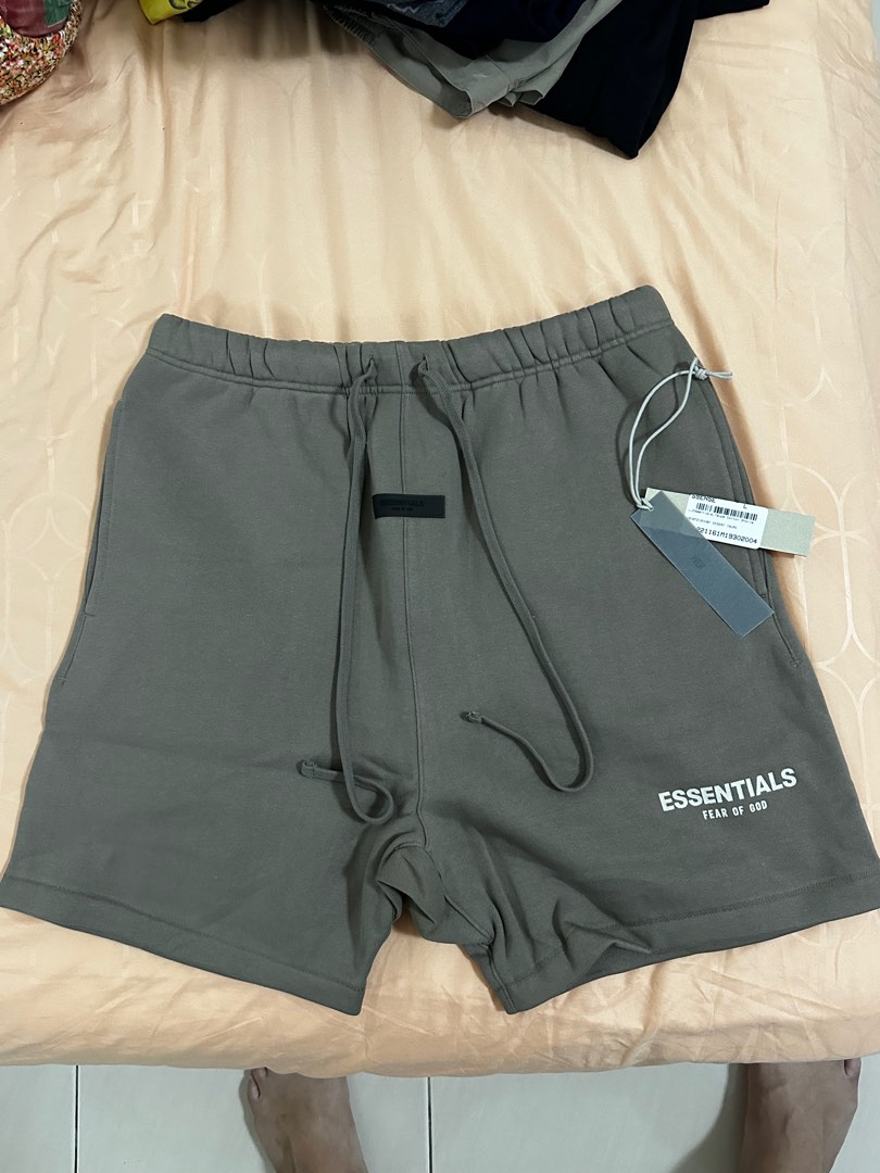 Essentials shorts, Men's Fashion, Bottoms, Shorts on Carousell