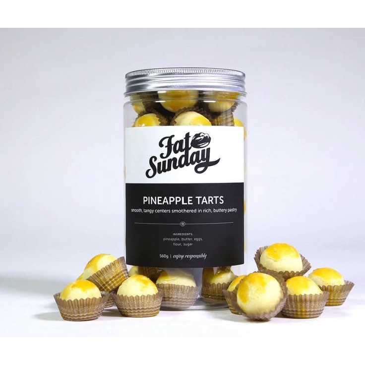 [LALAMOVE IS SUGGESTED] Fat Sunday pineapple tarts 560g, Food & Drinks, Packaged & Instant Food ...