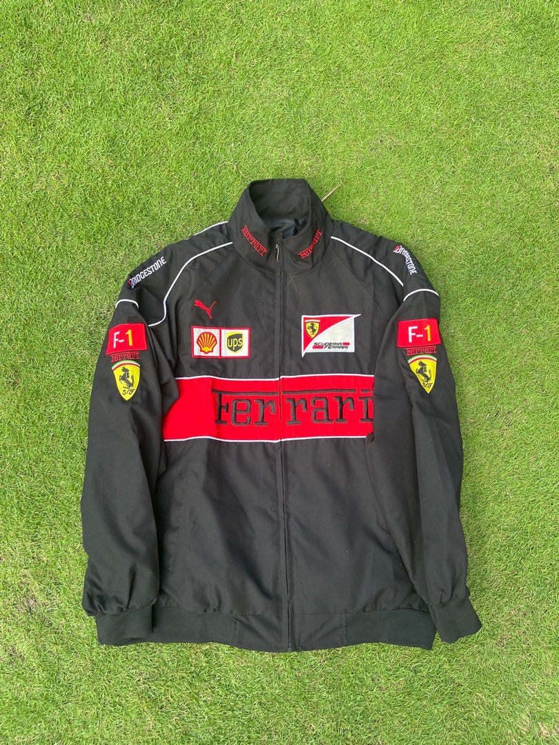 Ferrari Racing Jacket, Men's Fashion, Coats, Jackets and Outerwear on ...